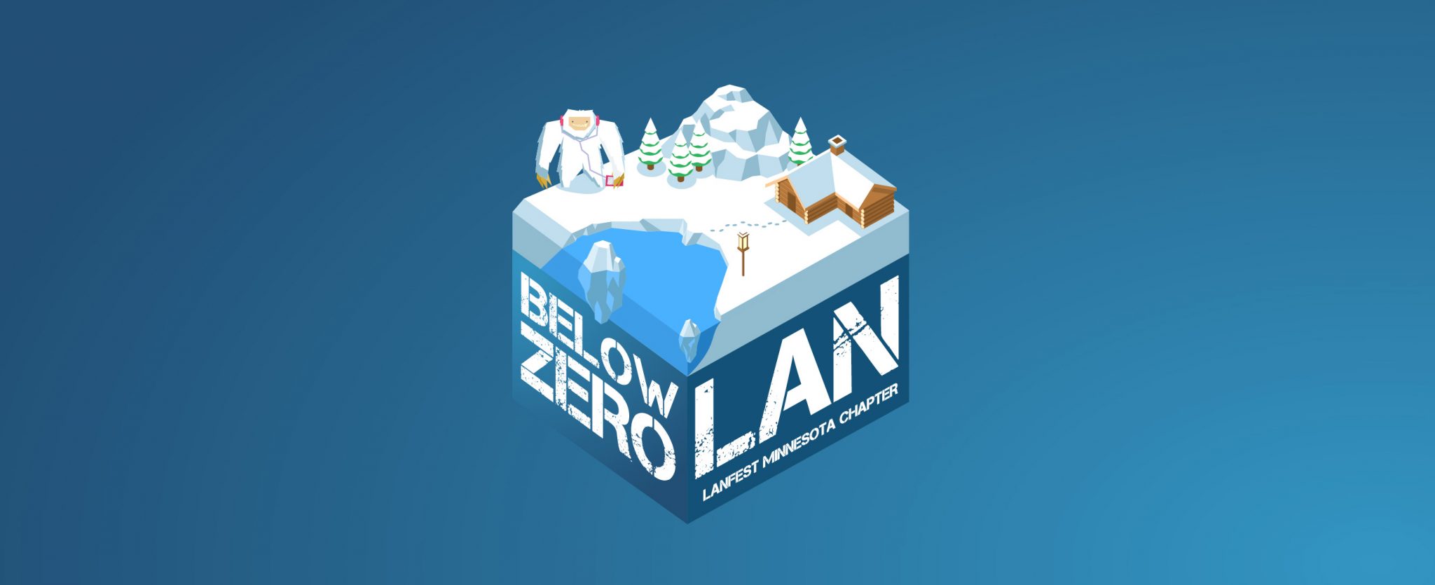BelowZero LAN Logo Wallpaper – LANFest
